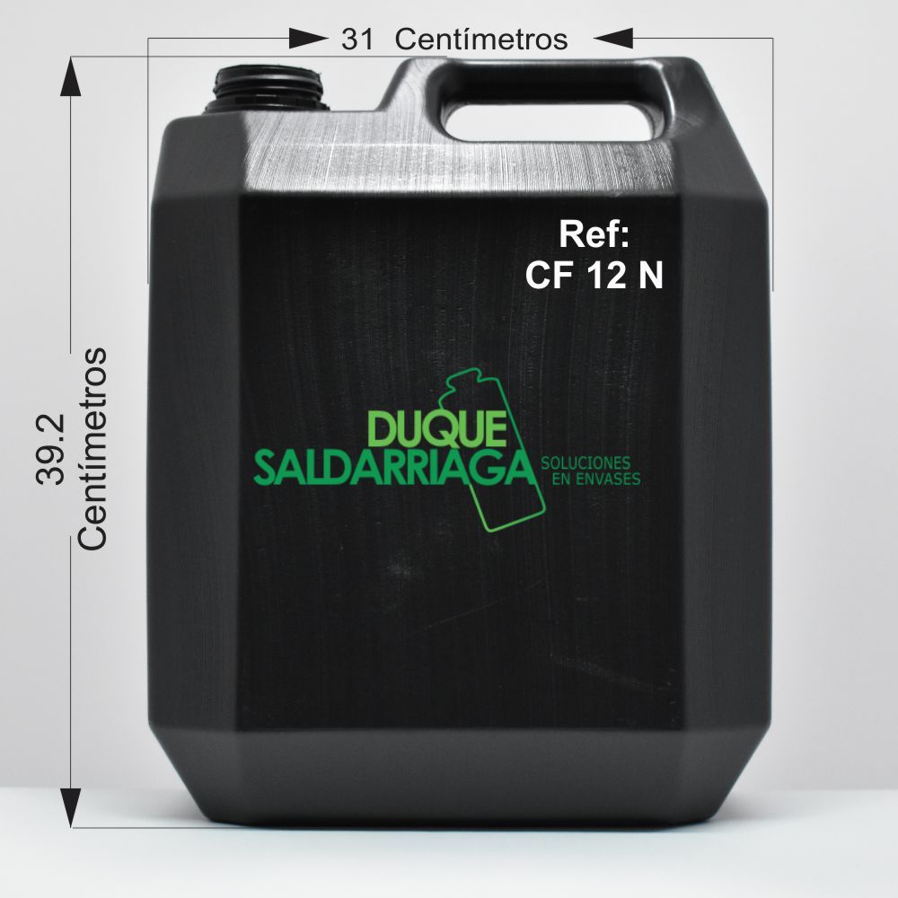 Garrafa X 19 Litros ( 5 Galones) Recuperada Negra | Duque Saldarriaga
