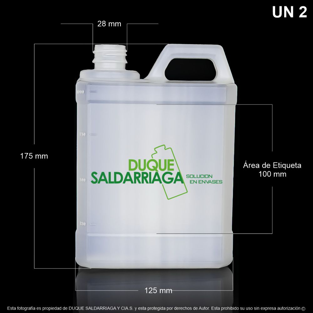 Garrafa plástica: 20 litros, 1000 ml, 1800 ml y más