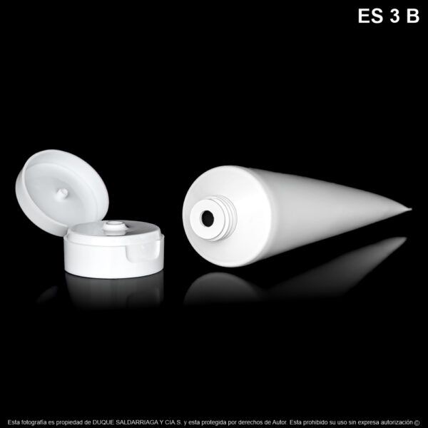 Envase Colapsible X 120 ML Cerrado Blanco Con Tapa | Duque Saldarriaga